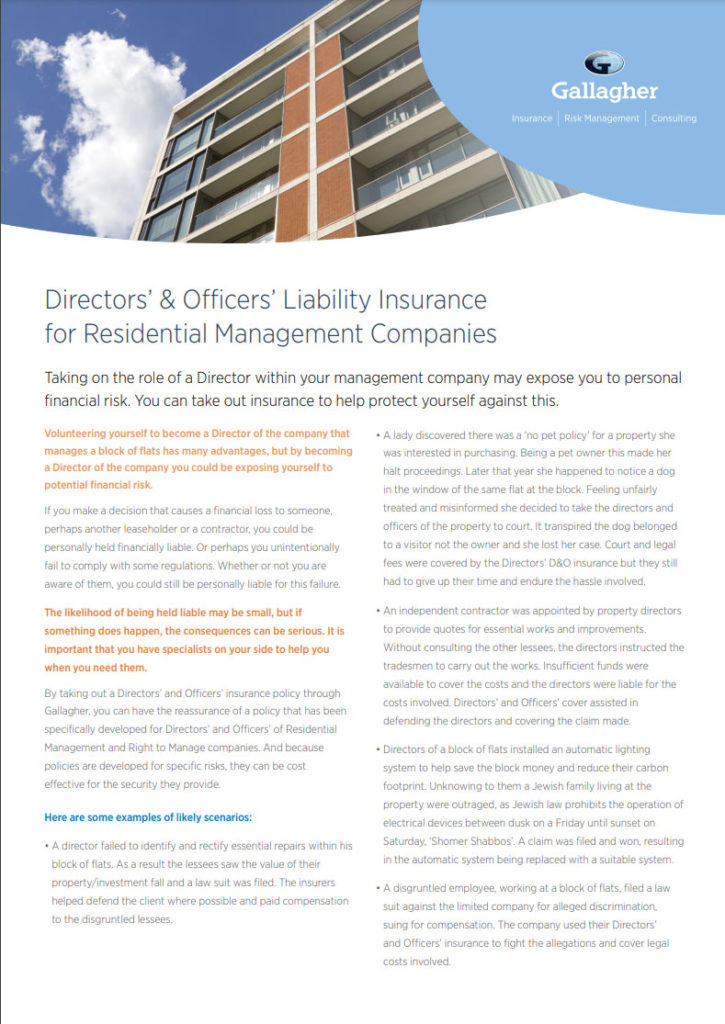 Property Insurance for Management Agents - Deacon