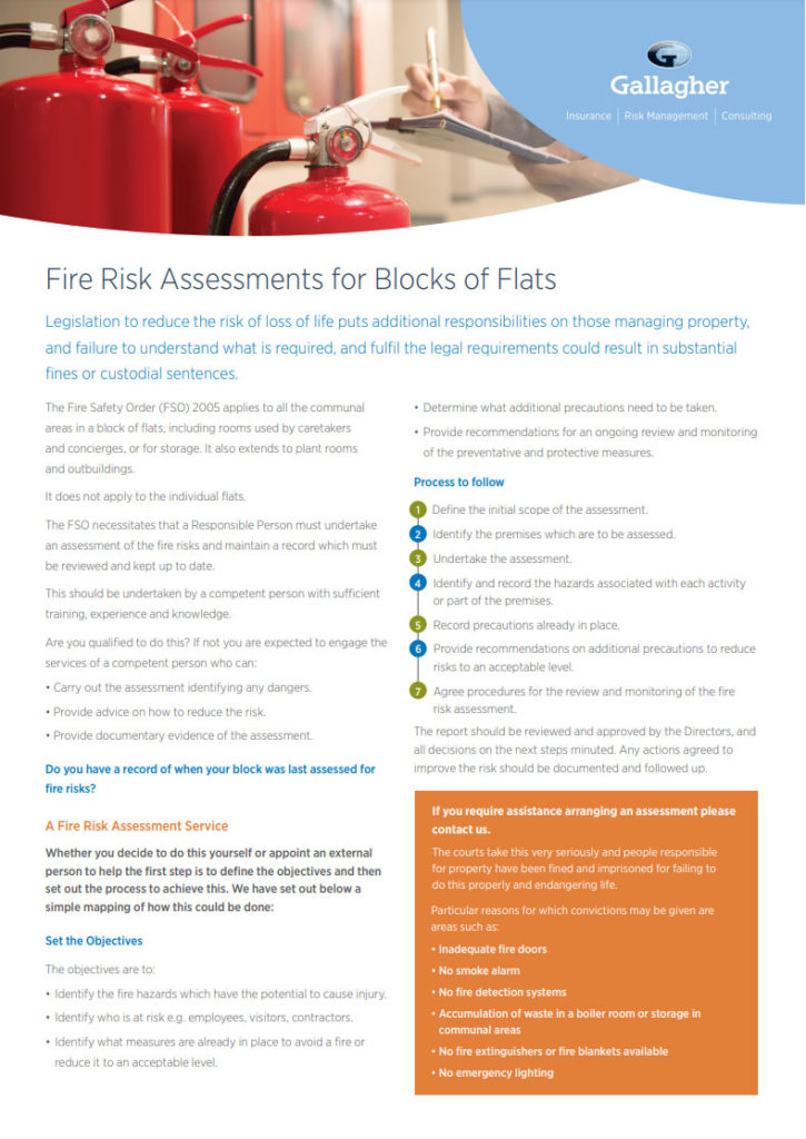 Fire Risk Assessments Guide - Deacon