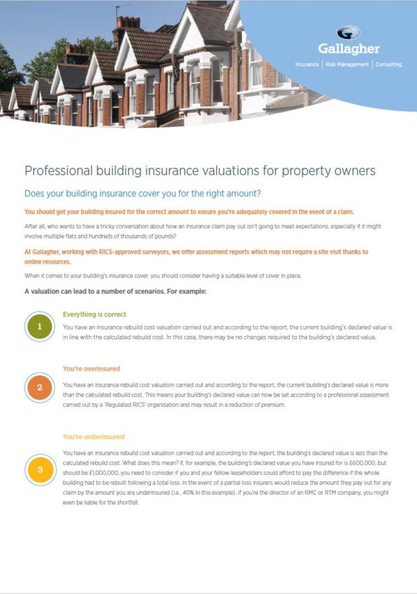 Building Insurance Valuation Guides - Deacon